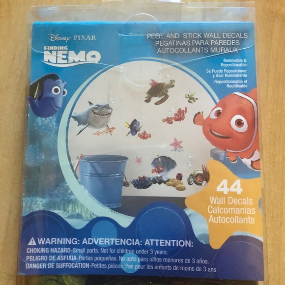 Disney | Wall Decor | Disney Finding Nemo 44 Big Wall Decals Room Decor ...